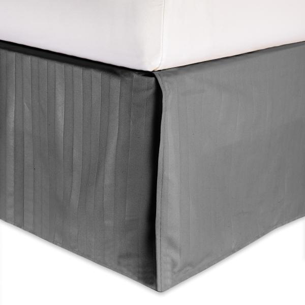 ・BED SKIRT SIZE- Our Twin-Size bed skirt will measure 39" x 75" with a 14 inch long tailored drop for an elegant, finish...