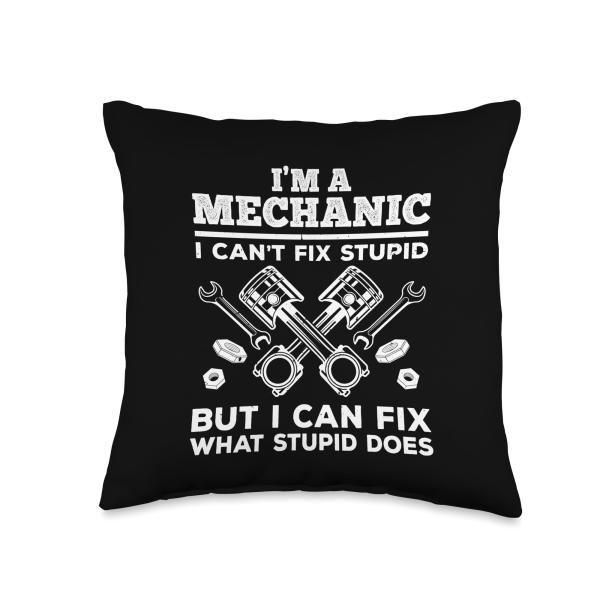 ・Cool I'm A Mechanic I Can't Fix Stupid drag race enthusiast art for men, dad, uncle, brother, teen boys, youth who are ...