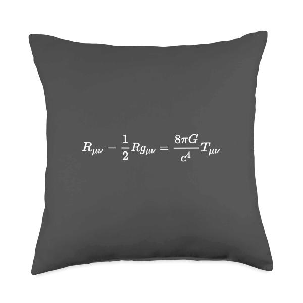 ・Field Equation Geodesics Physics Student Teacher Gift White・100% spun-polyester fabric・Double-sided print・Filled with 1...