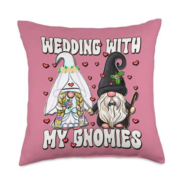 ・Unique together forever gnomes gifts for women and men with mrs bride and mr groom graphic with cute heart pattern for ...