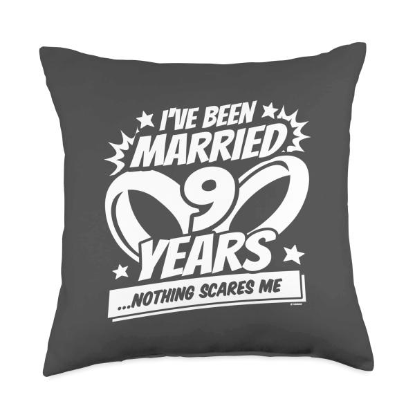 ・This fun 9th wedding anniversary design is perfect for couples married 9 years to celebrate their marriage! Great to ce...