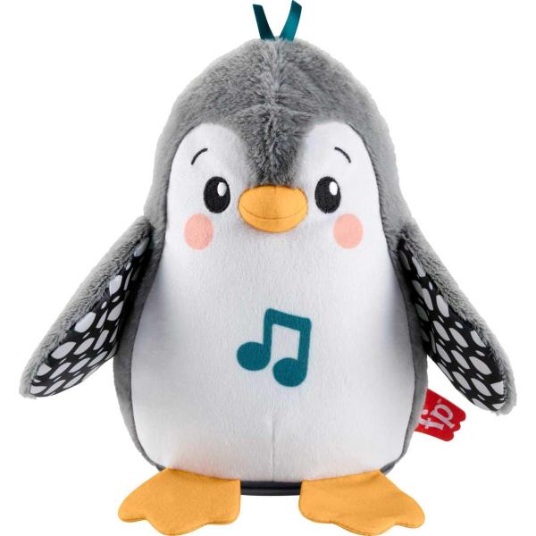 ・Plush penguin baby toy responds to your baby's touch with music and wing-flapping action・2 musical play modes with up t...
