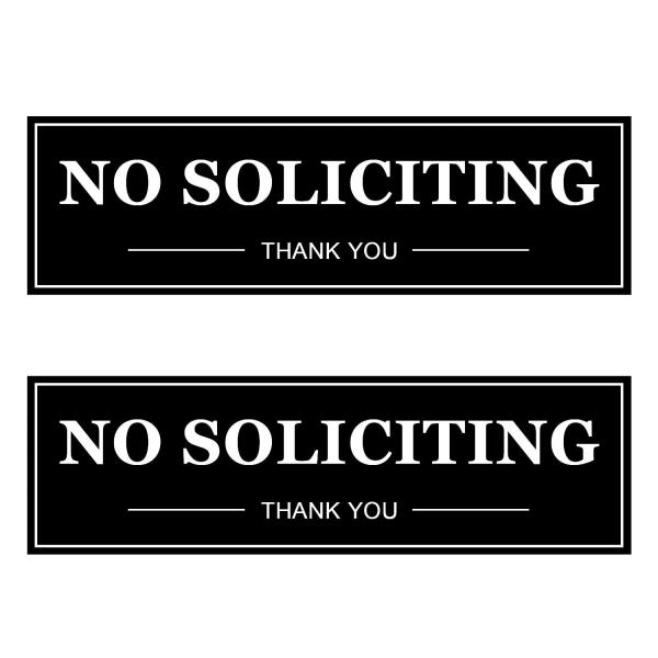 ・No Soliciting