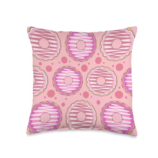 ・Donuts Pattern Design・100% spun-polyester fabric・Double-sided print・Filled with 100% polyester and sewn closed・Individu...
