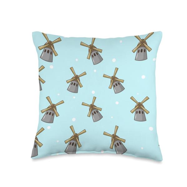 ・Windmill Pattern Design・100% spun-polyester fabric・Double-sided print・Filled with 100% polyester and sewn closed・Indivi...