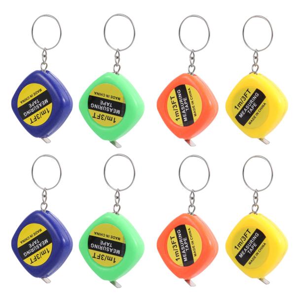 ・Small key chain have a stable slide lock that holds the measuring securely in position, retract smoothly whenever you r...
