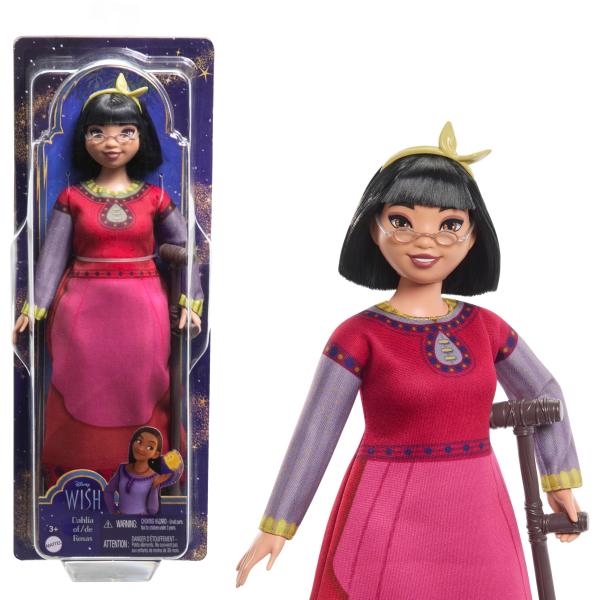 ・Relive the fun movie moments with the Disney Wish Dahlia of Rosas doll!・Inspired by the animated character, the fashion...