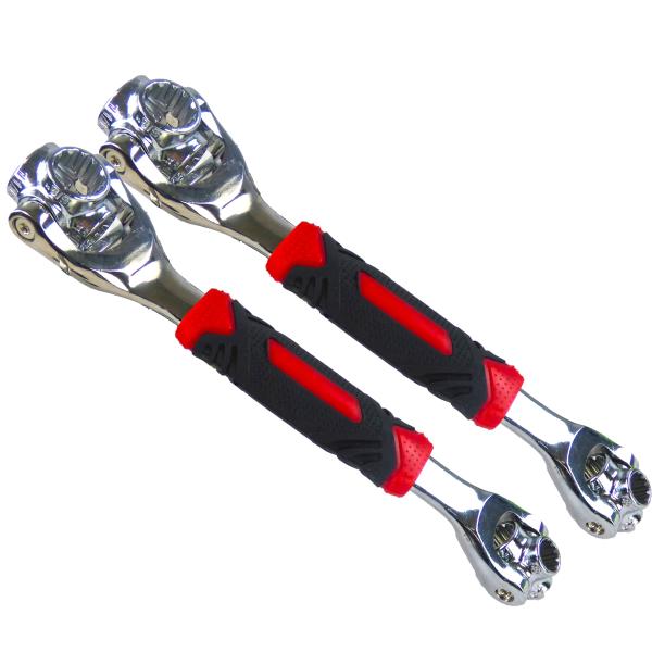 ・FULL SIZE UNIVERSAL WRENCH ＆ SOCKET - Unlike inferior models that are smaller this socket and wrench is full size. It's...