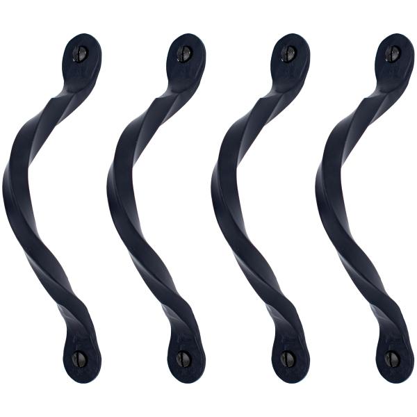 ・HANDCRAFTED DOOR PULL made from black cast iron handles adds a unique accent to your barn door and furniture handles an...