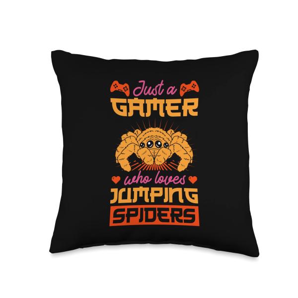 ・This Just A Gamer Who Loves Jumping Spiders Video Games Pet collection of cute jumping spider accessories, trendy pet j...