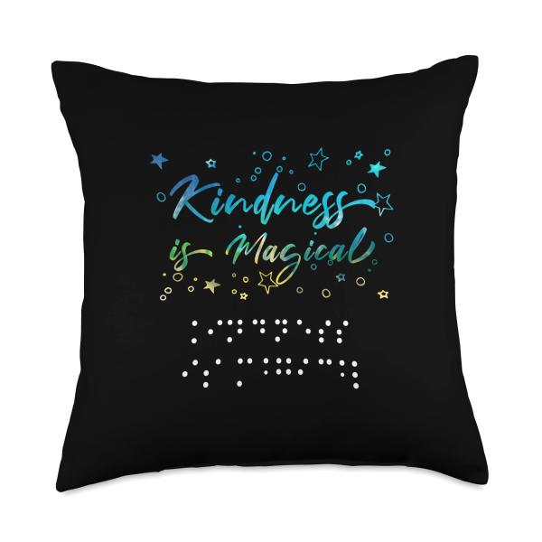・Spread blind awareness with this kindness is magical blind awareness design.・PLEASE NOTE braille dots are not raised. V...