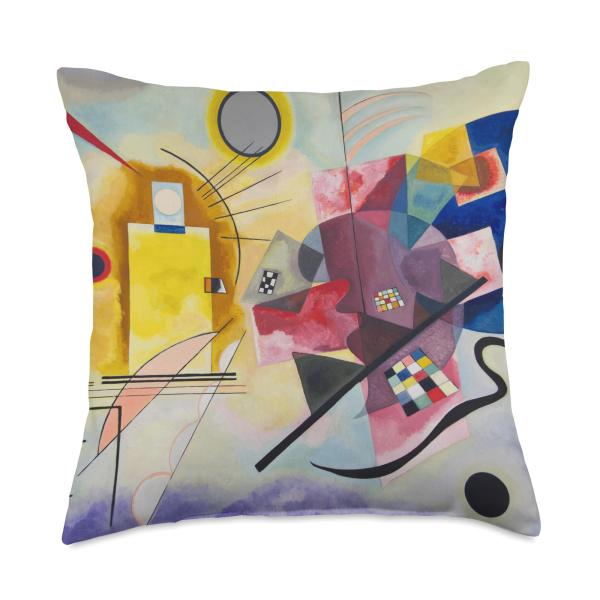 ・Kandinsky Abstract Painting Yellow-Red-Blue Geometric Colorful Art・Great for men and women interested in abstract art, ...