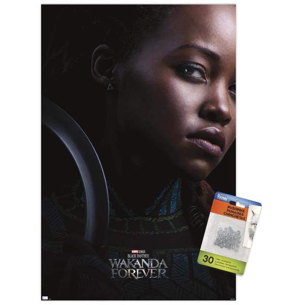 ・THIS TRENDS MARVEL BLACK PANTHER: WAKANDA FOREVER - NAKIA ONE SHEET WALL POSTER uses high-resolution artwork and is pri...