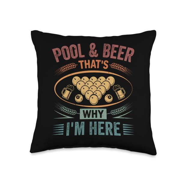 ・Pool ＆ Beer That's Why I'm Here - Billiard - Poolbillard | perfect for any billiards master on a pool table. If you lov...