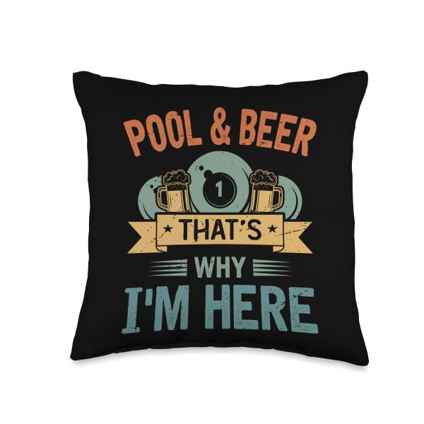 ・Pool ＆ Beer That's Why I'm Here - Billiard - Poolbillard | perfect for any billiards master on a pool table. If you lov...