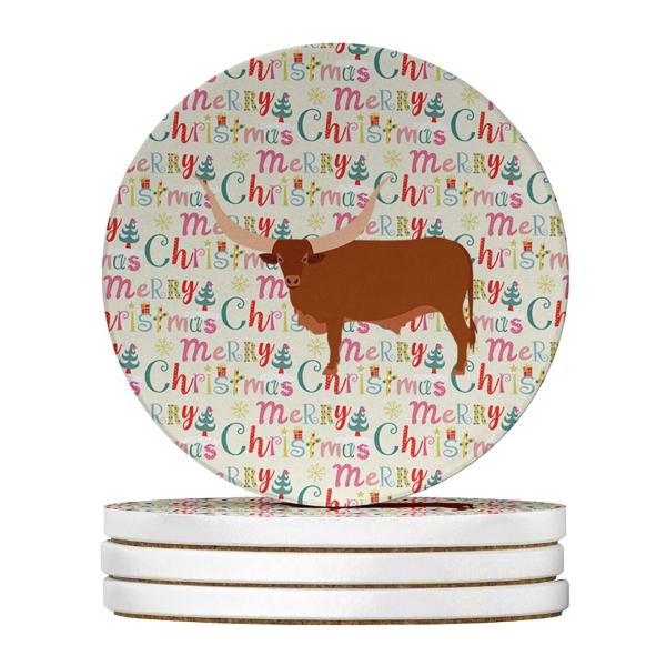 ・Pack of 4 Absorbent Sandstone Coasters with cork backing and matching artwork from one of Caroline's Treasures artist. ...