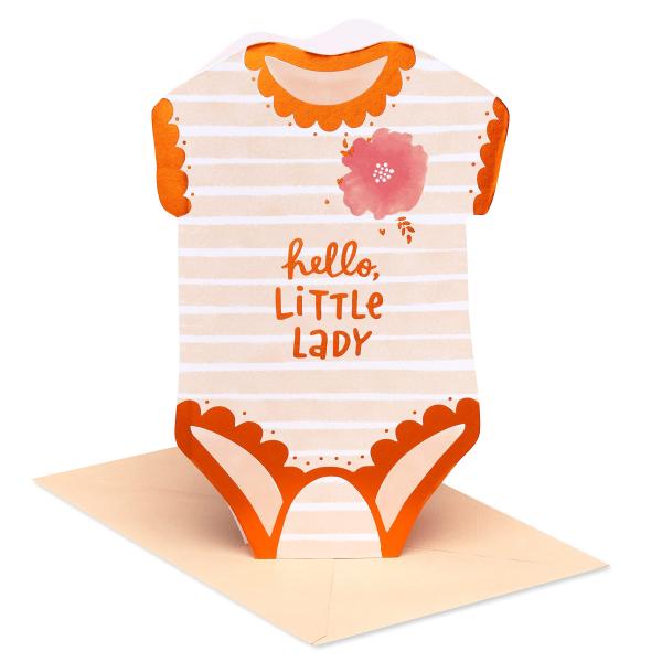 ・Front Message: Hello, Little Lady・Inside Message: May she be everything amazing she was born to be - as brilliant as sh...