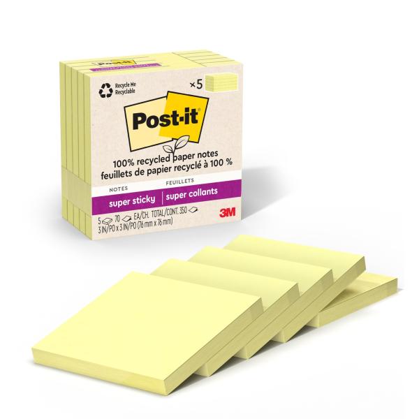 ・GET ORGANIZED: Each pack includes 5 pads of 3 in. x 3 in. notes, with 70 sheets per pad, great for your office, work ar...