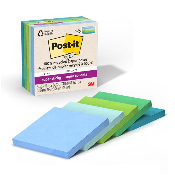 ・GET ORGANIZED: Each pack includes 5 pads of 3 in. x 3 in. notes, with 70 sheets per pad, great for your office, work ar...