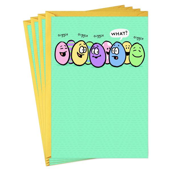 ・Send best wishes to friends or family with this pack of hilarious Easter cards that's sure to make them smile.・Easter c...