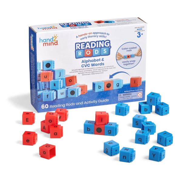 ・LITERACY ALPHABET CUBES: Develop decoding, word building, and spelling skills with our hands-on literacy reading rods.・...