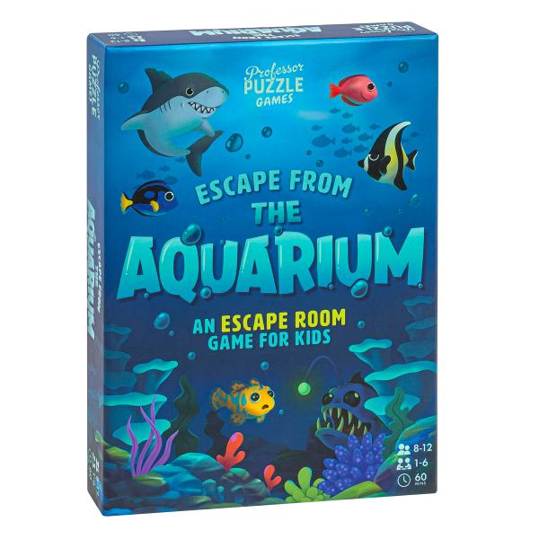 ・KID-FRIENDLY ESCAPE ROOM EXPERIENCE: Escape from the Aquarium is an exciting, kid-friendly escape room game where young...