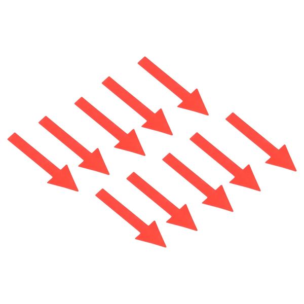 ・Color: Red; Material: PVC Self-Adhesive; Overall Dimensions: 50 x 15 mm / 2 x 0.6 inch (L*W); Packing List: 4 Sheet Arr...