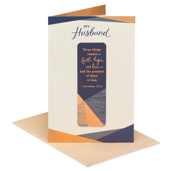 ・フロントメッセージ:My Husband Three things remain - 信仰、希望、愛-そしてこれら最大のものは愛です。 コリント人への手紙 13:13・内側のメッセージ: I love you, more I discov...