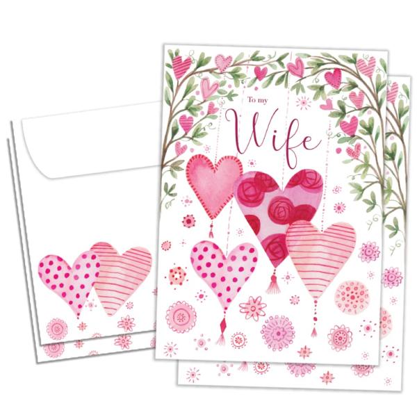 ・Inside Greeting: My forever friend, my forever love. Happy Valentine's Day | Cover Greeting: To my wife. Express your l...