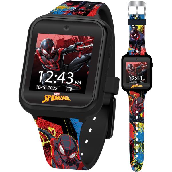 ・Light up your style with the flashing LED bezel and 10 Spider-Man watch faces・Track steps and calories for a healthy an...