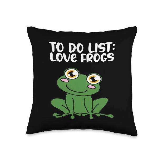 ・Cute frog for frog lovers who loves frogs. Amphibian frog for frog whisperer, frog dad, frog mom. Frog for women and fr...