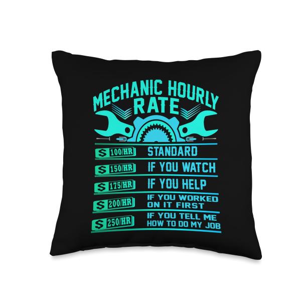 ・Funny Mechanic Hourly Rate Shirt is a perfect mechanic gifts for diesel mechanic, aircraft mechanic, auto mechanic, eng...