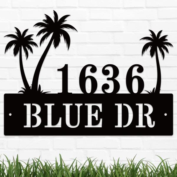 ・Design Your Address Sign: Customize your own personalized address signs for home decor, add wall art charm to your hous...
