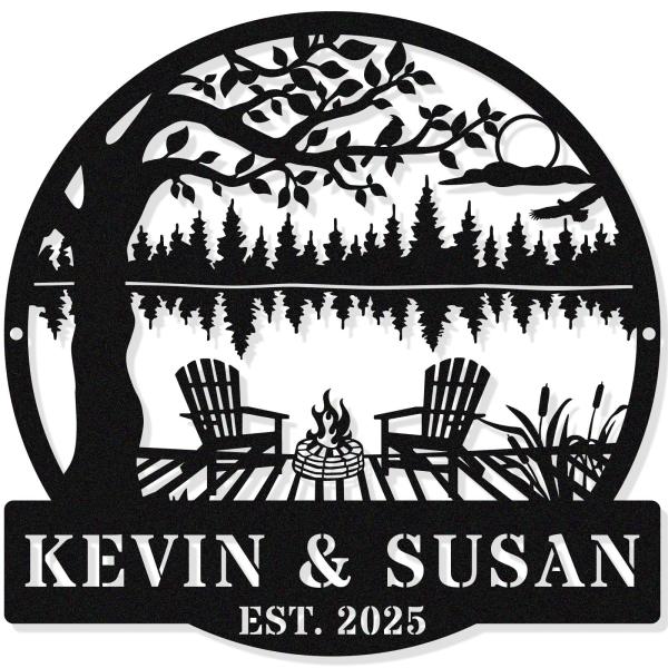 ・Design Your Personalized Sign：Customize your own Personalized Camping Signs for home decor, add wall art charm to your ...