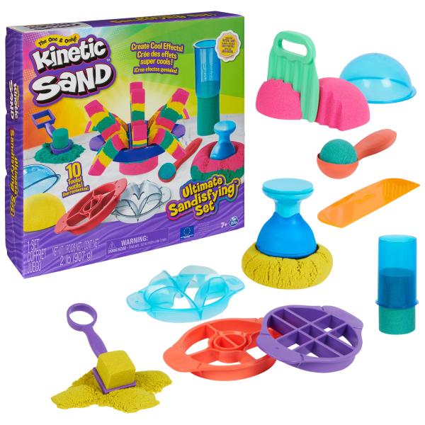 ・One ＆ only Kinetic Sand: Made from natural sand, Kinetic Sand is reusable, never dries out ＆ sticks together for easy c...