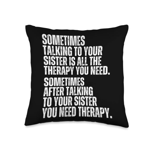 ・Do you have a little sis, big sista or woman girl friend that gives you therapy sessions? This funny vintage design SOM...