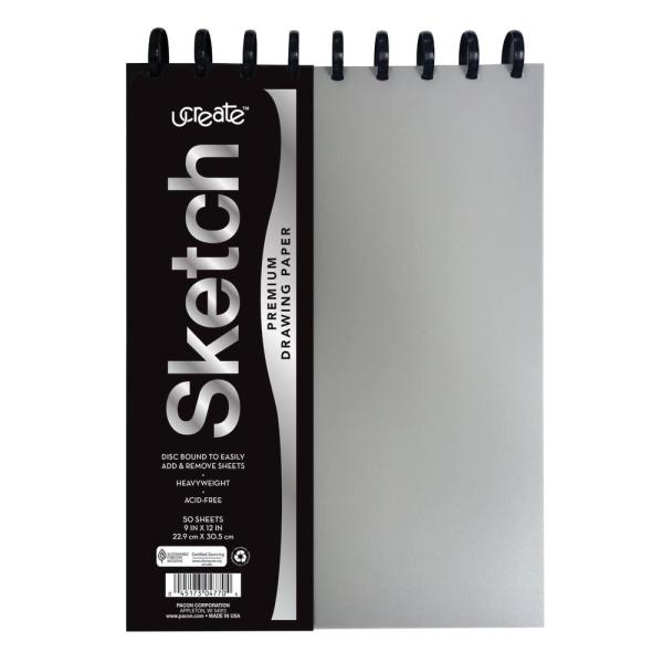 ・UNIQUE BINDING SYSTEM - Disc bound binding system allows you to easily move, remove, and replace pages.・HEAVYWEIGHT PAP...