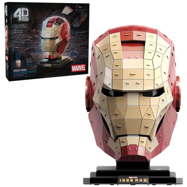 ・Detailed Replica: Embark on a superhero building adventure with a film-accurate Marvel toys 3D puzzle. This 4D Build Ir...