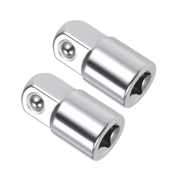 ・★ Socket Adapter Size ---1/4" Female to 3/8" Male Drive.・★ Wide Applications --- For drivers, wrenches, and ratchets to...