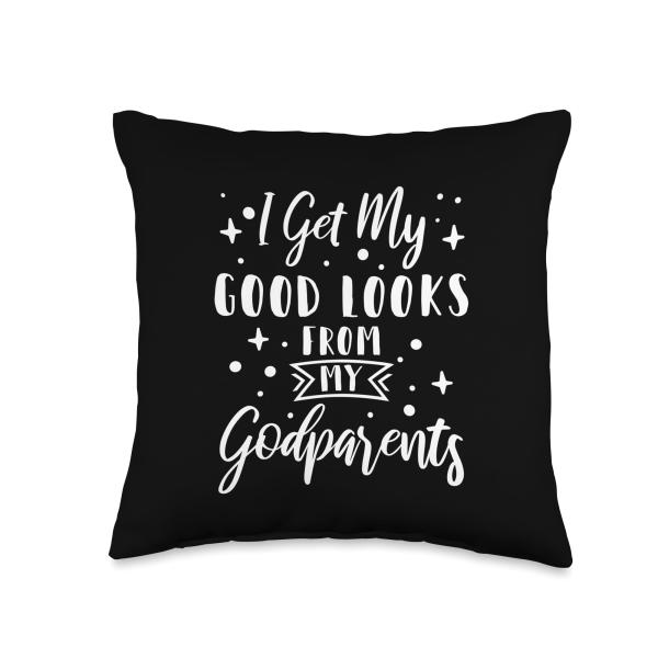 ・Godparents design that reads: I Get My Good Looks From My Godparents.・Great as a baby announecment for your best friend...