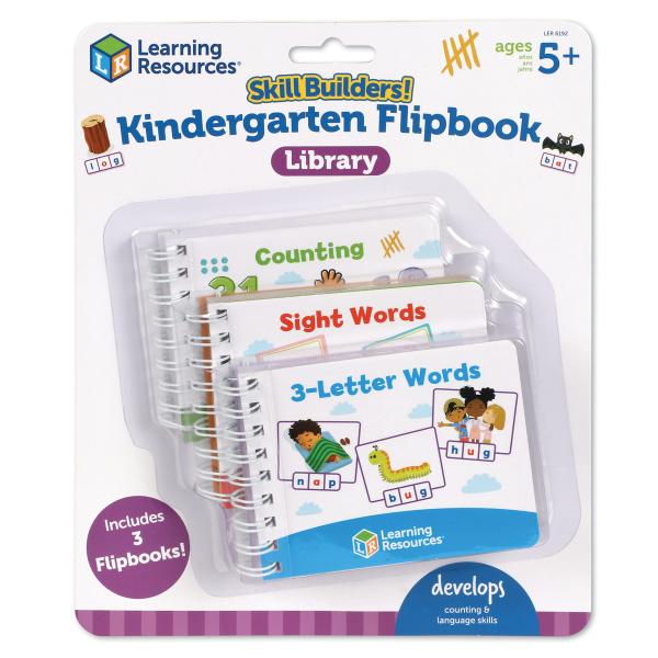 ・Kindergarten Flipbook Fun: Kindergartners learn essential school-ready skills every time they turn the page with this k...