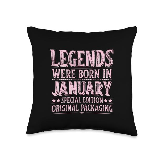 ・Looking for the perfect birthday present? Look no further than our vintage-inspired "Legends were Born in January" desi...
