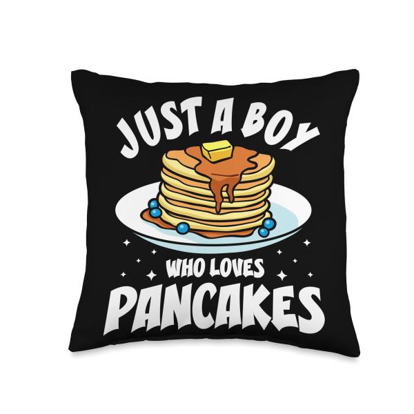 ・Just A Boy Who Loves Pancakes Design for pancake lovers, who love eating pancakes for breakfast. Funny pancake design f...
