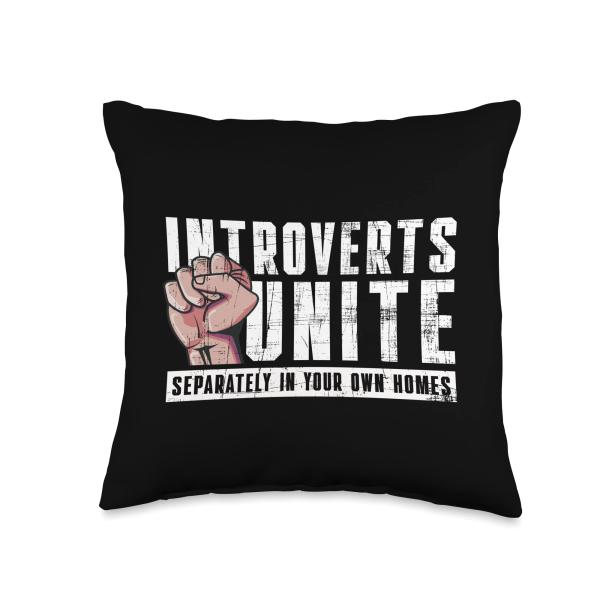 ・This introvert design celebrates the fun uniqueness and beauty of being introverted. The saying "Introverts Unite! Sepa...
