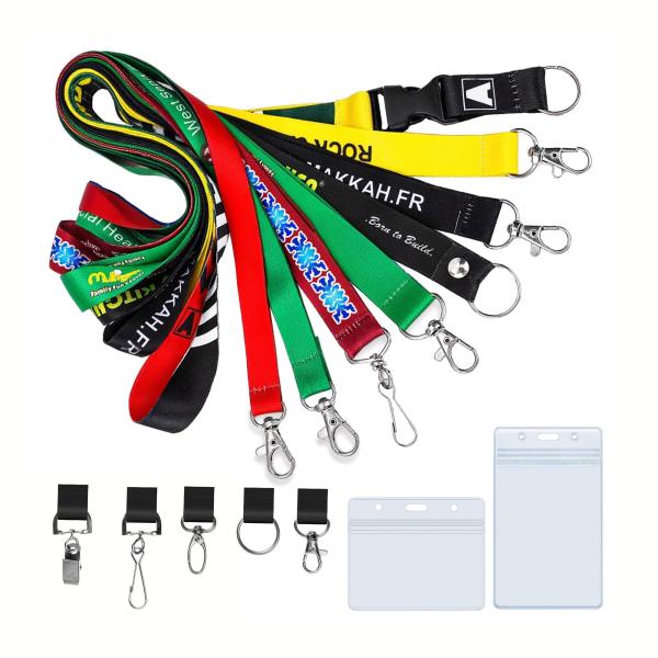 ・CUSTOM LANYARDS -Our customized lanyards are usually printed double-sided, you can upload any logo or text and we will ...