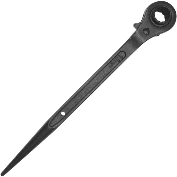 ・サイズ:14mmx17mm、材質:クロムバナジウム鋼。・ラチェット ポジャースパナ スチール直立足場ツールレンチ両面。 丈夫で便利です。・サビ処理後の表面、工業品質、耐久性。・ラチェット機構付きダブルサイズの六角スパナ、足場や建設に最適で...