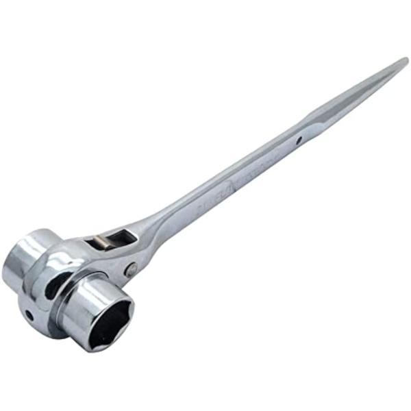 ・材質:炭素鋼、サイズ:19-21mm・高品質のクロムバナジウム鋼製で、全体的な熱処理は高硬度でトルクが大きいです。・クロムバナジウム鋼の電気泳動プロセスは精密に鍛造され、強い靭性、耐久性、高強度、高トルクを備えています。・2 ウェイ変換設...