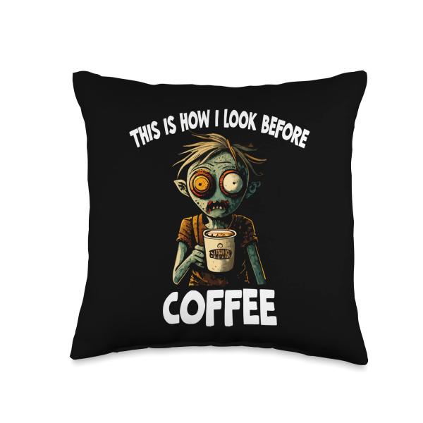 ・Dead Inside But Caffeinated horror movies zombies and coffee junkie. Show you love horror movies with this creepy zombi...
