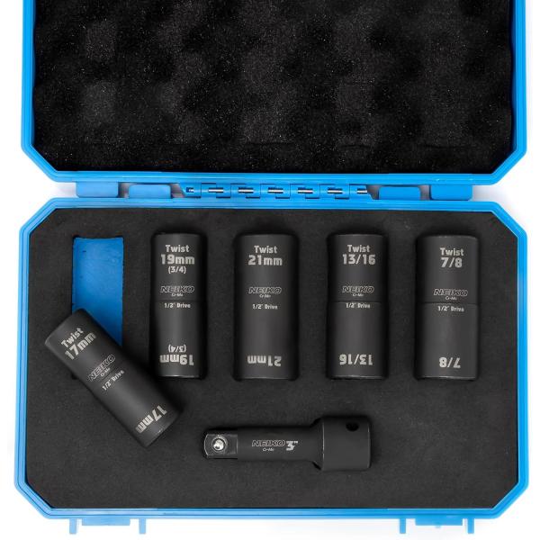 ・METRIC ＆ STANDARD SOCKET SET: Our flip impact socket set includes both metric and standard sizes to fit any measurement...