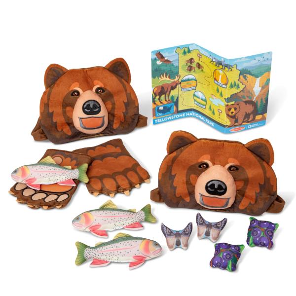 ・Pretend to be a hungry bear and play bear food catching, racing, and search-and-find games with this playful introducti...